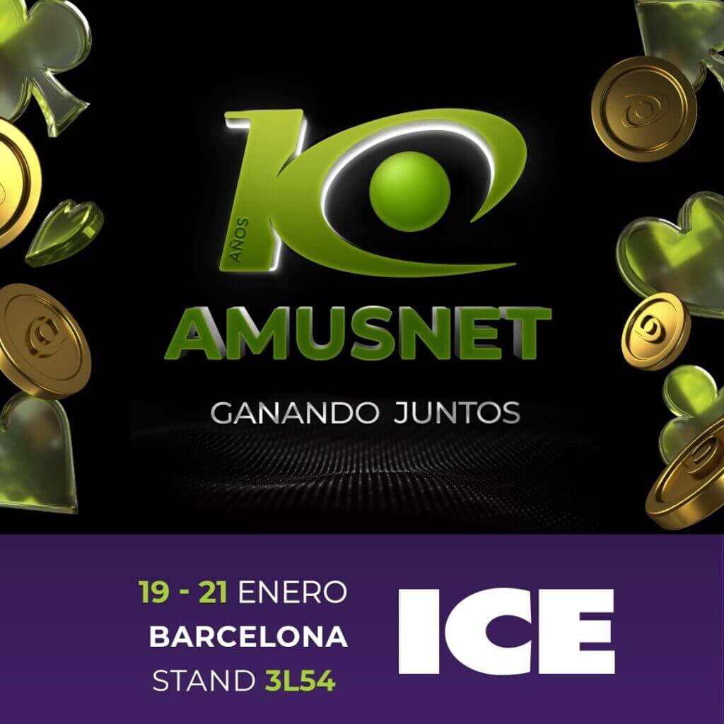 Amusnet en ICE Barcelona 2026 - Fecoljuegos